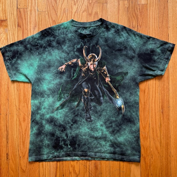 Marvel | Shirts | Marvel The Infinity Saga Loki Tiedye Tshirt | Poshmark